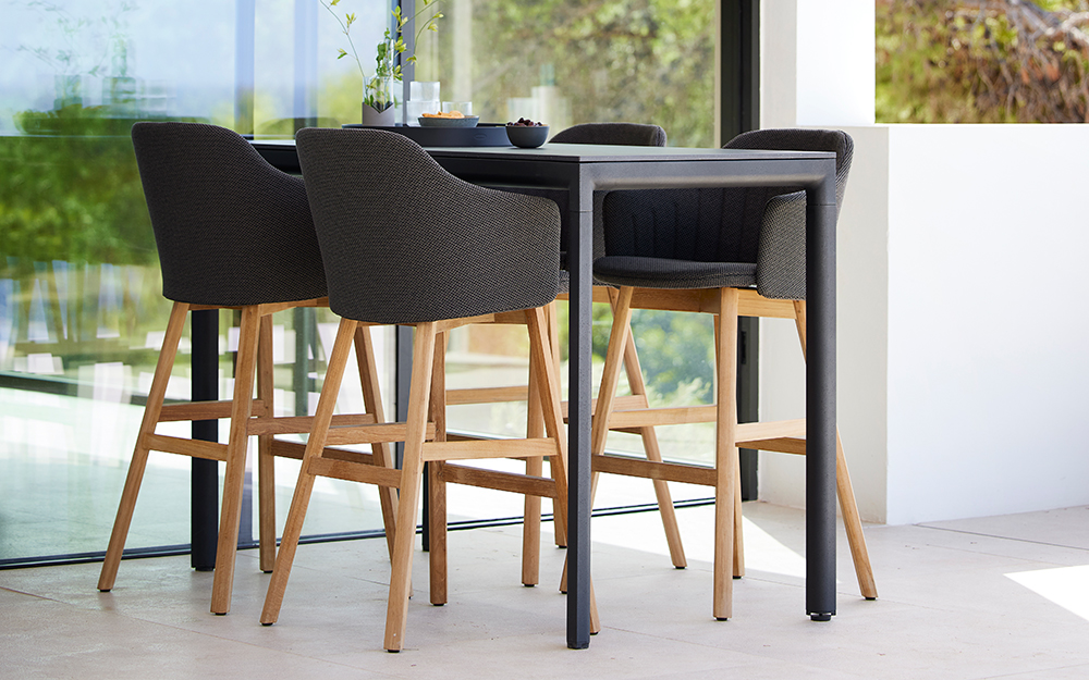 Cane-line Choice Bar Stool Wood Legs